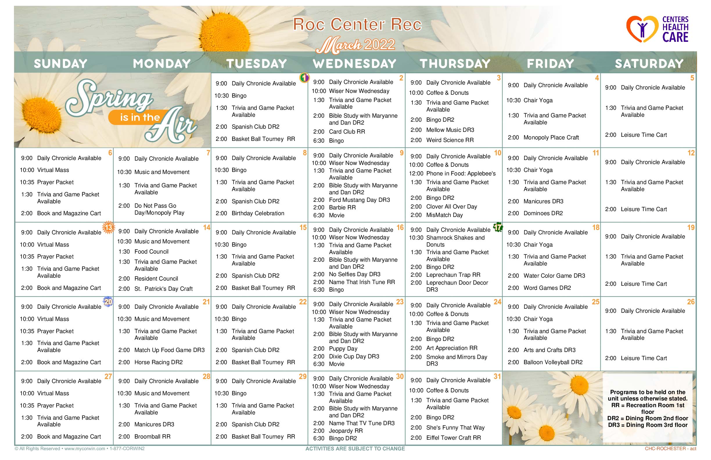 Rochester Center – Centers Health Care Nursing and ...